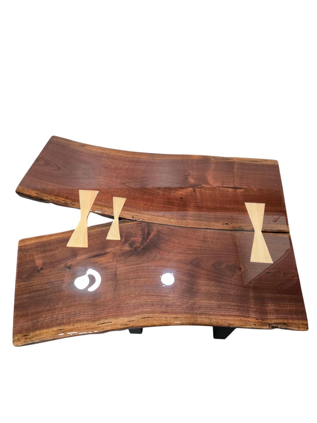 Walnut Live Edge Side Table - Etsy