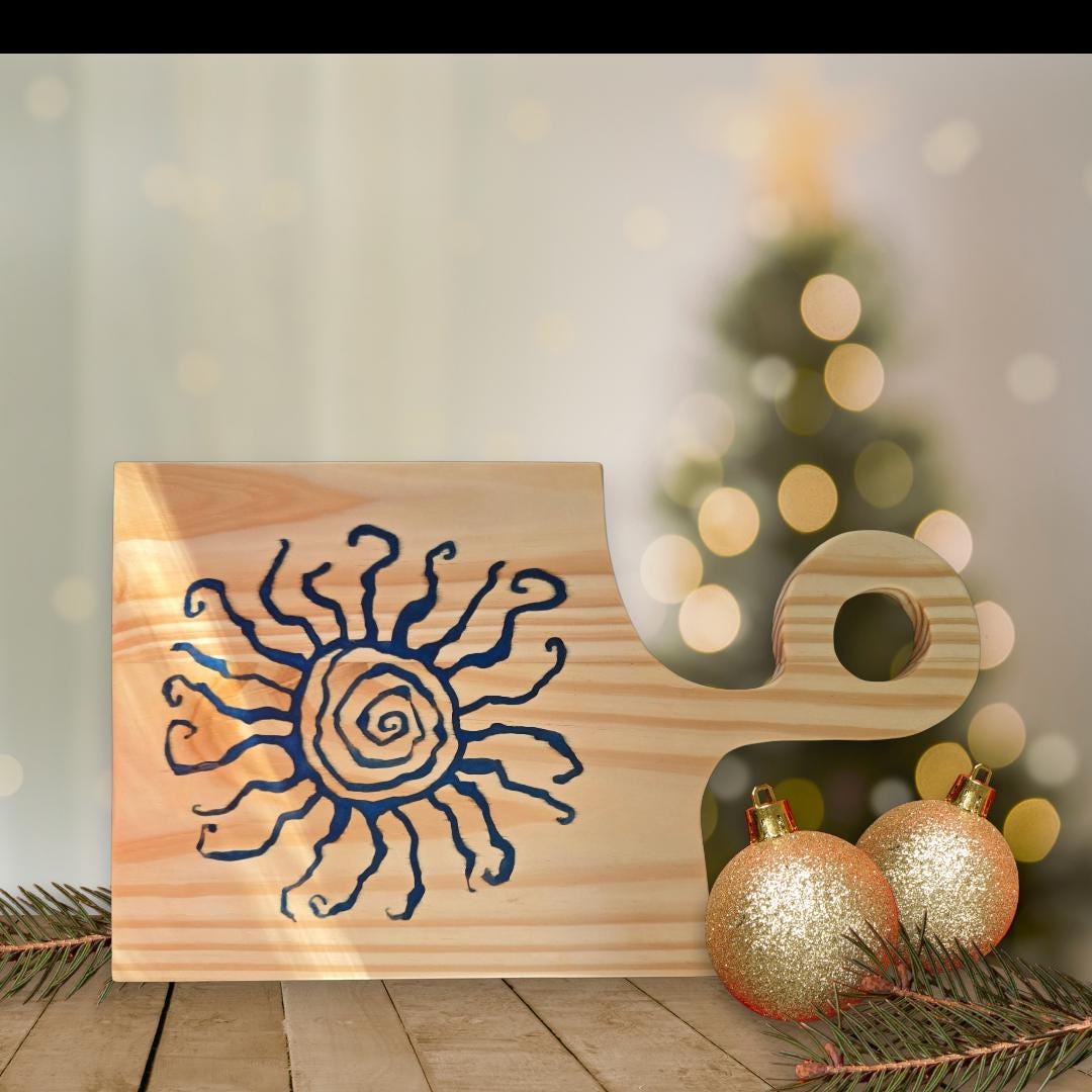 Blue Sun Resin Charcuterie Board - Etsy