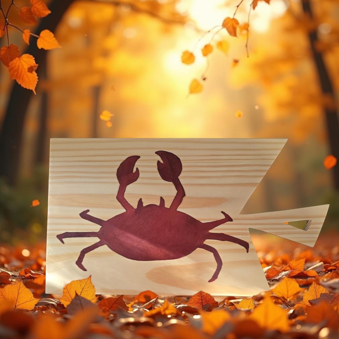 Crab, Wood and Resin Charcuterie Board - Etsy