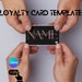 Loyalty Card Templates 5 Choices Included EDITABLE Download With ...