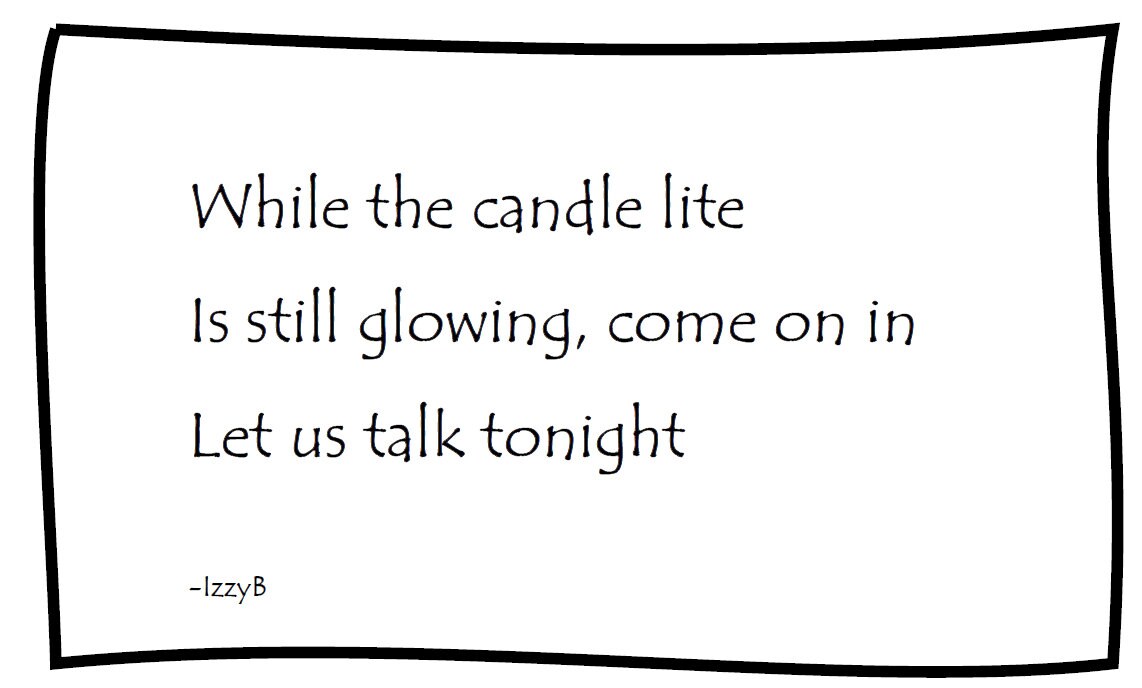 Digital Printable Haiku 3x5 Candle Lite Poem Art - Etsy