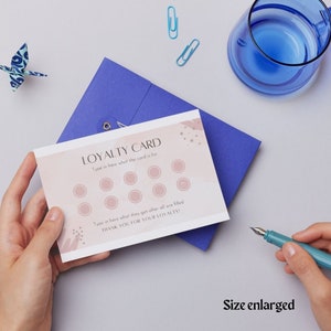 Loyalty Card Templates 5 Choices Included EDITABLE Download With ...
