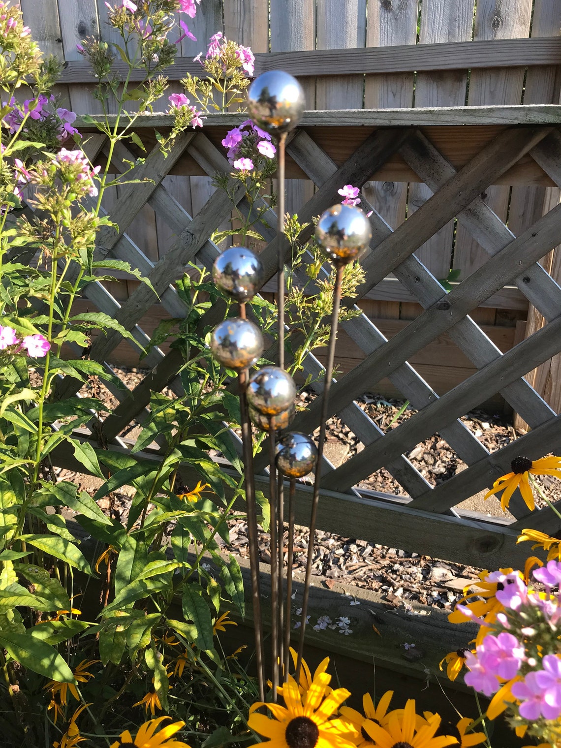 Kinetic Balls Metal Garden Art | Etsy