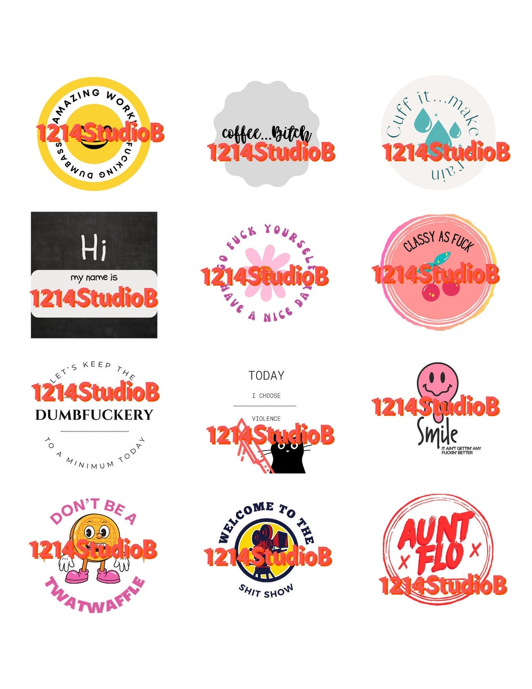 Funny Inappropriate Hilarious Digital Stickers for Digital Planner - Etsy