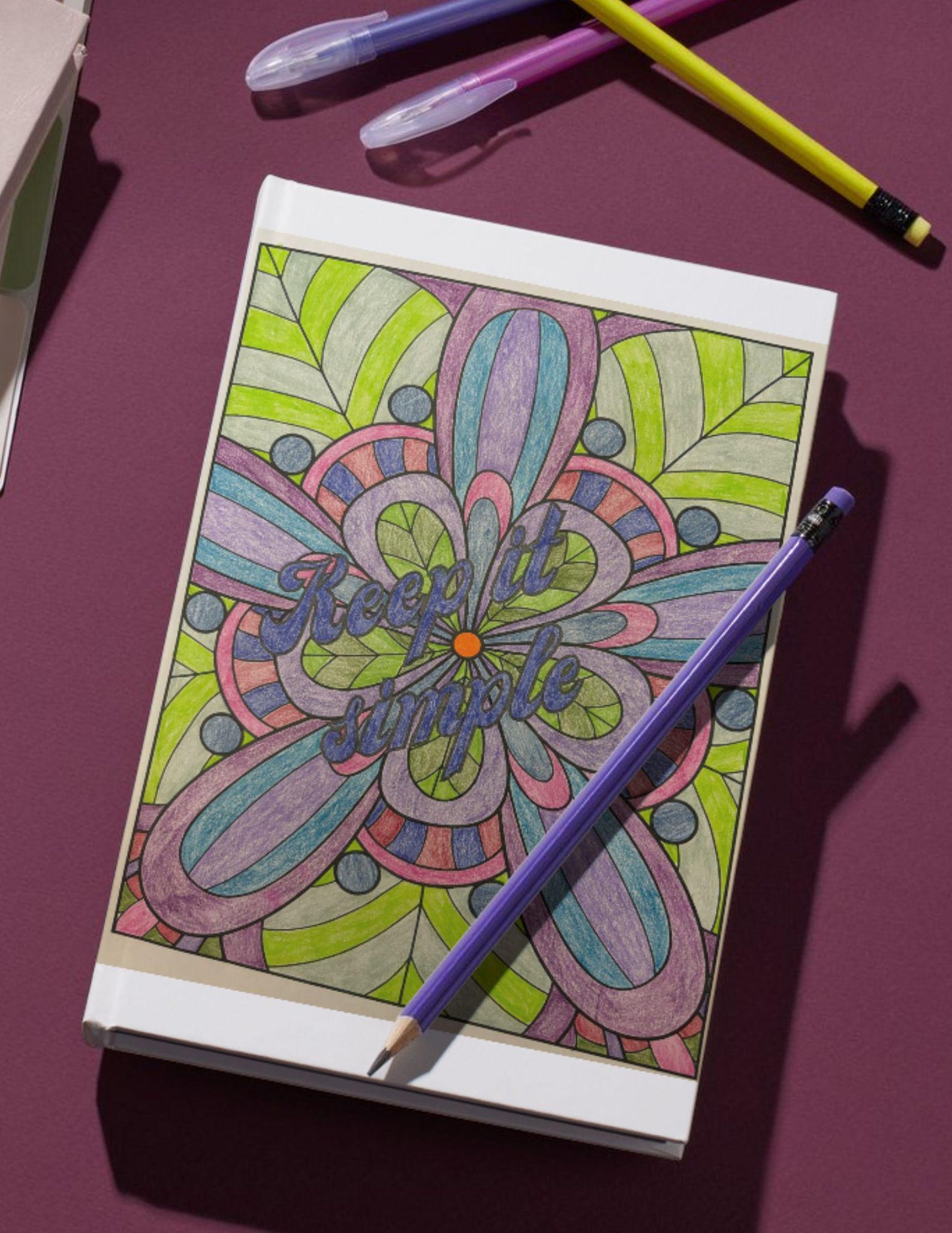 Mandala Coloring Pages With Inspirational Quotes. Instant Download 50 ...