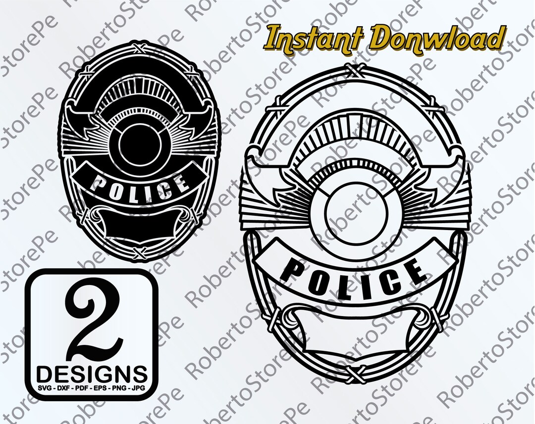 Police Shield Vector, Police Shield Svg, Police Shield Silhouette ...