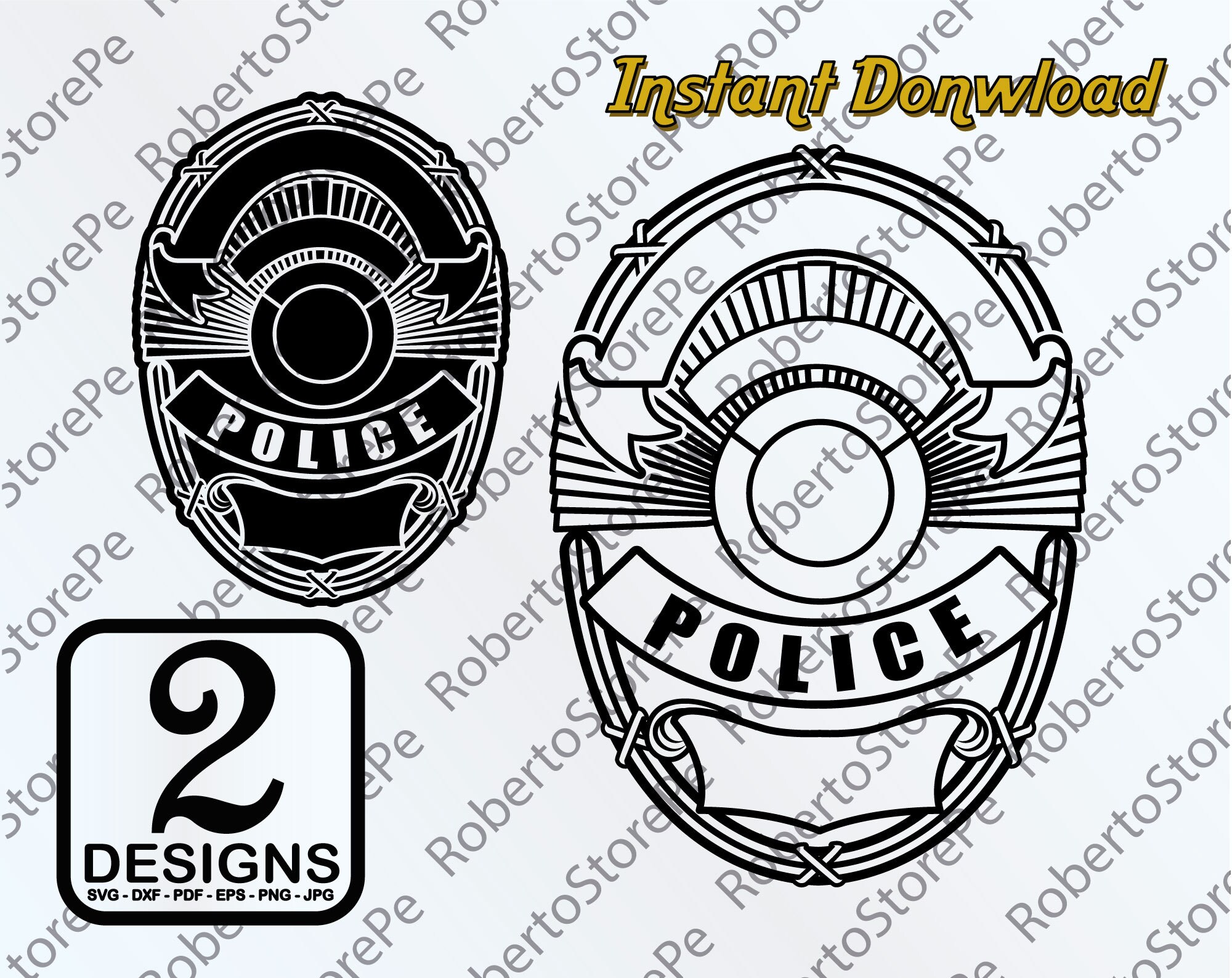 Police Shield Vector Police Shield svg Police Shield | Etsy