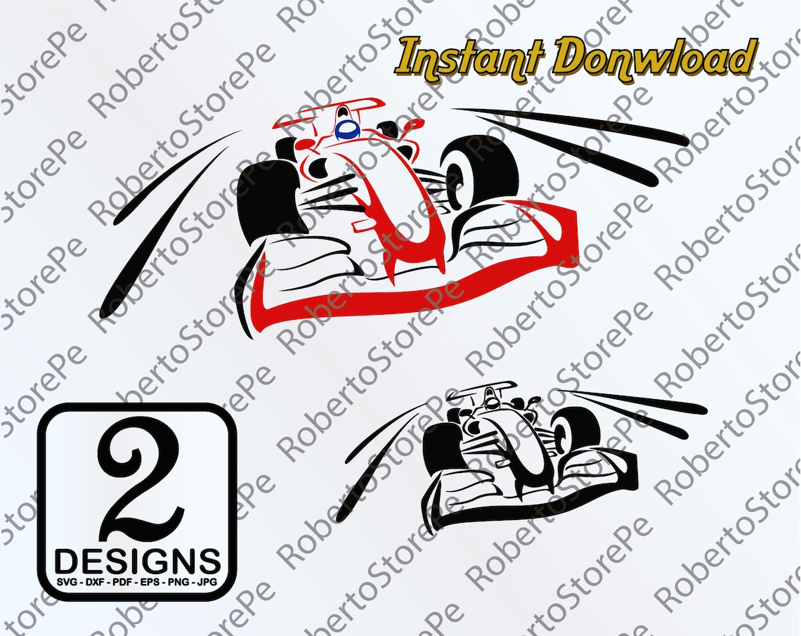 Vector Formula 1 Svg Formula 1 Svg Silhouette Racing Car - Etsy