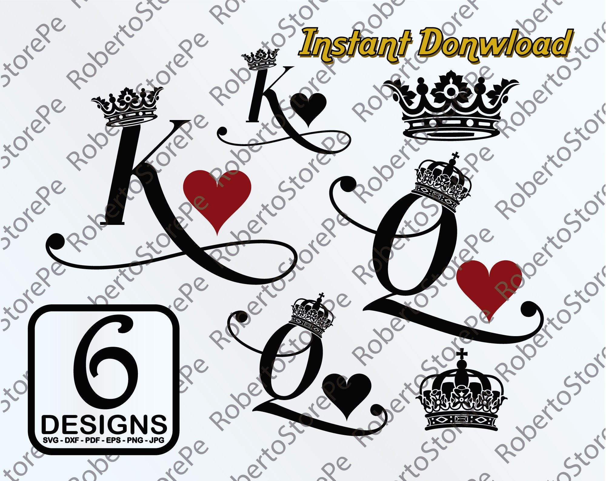 Vector Queen and King Queen King Svg Silhouette Queen King - Etsy
