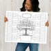 Seven Generation Family Tree DIY 24x36 PDF Template paper White - Etsy