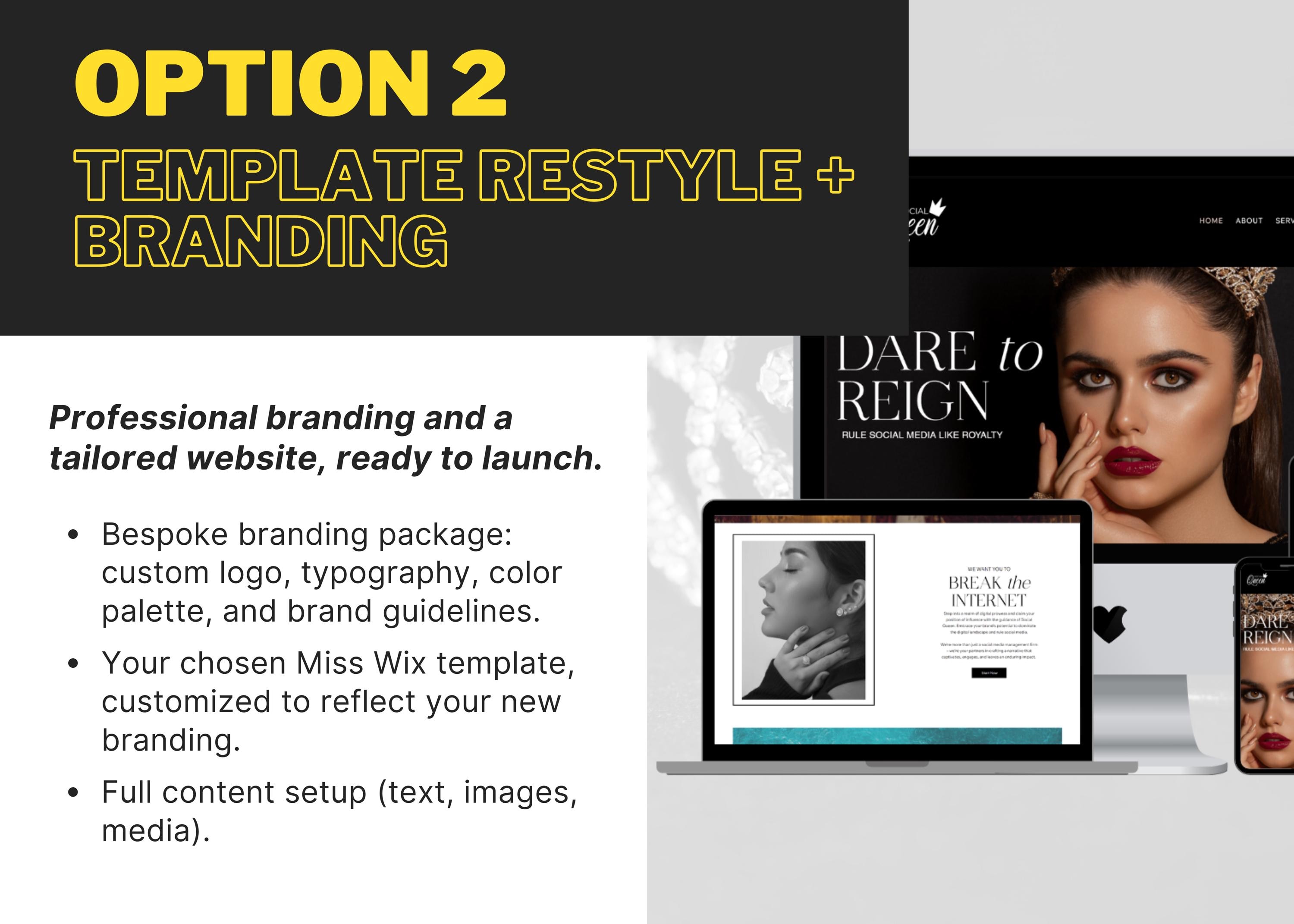 Wix Website Design: Custom Template & Branding - Etsy