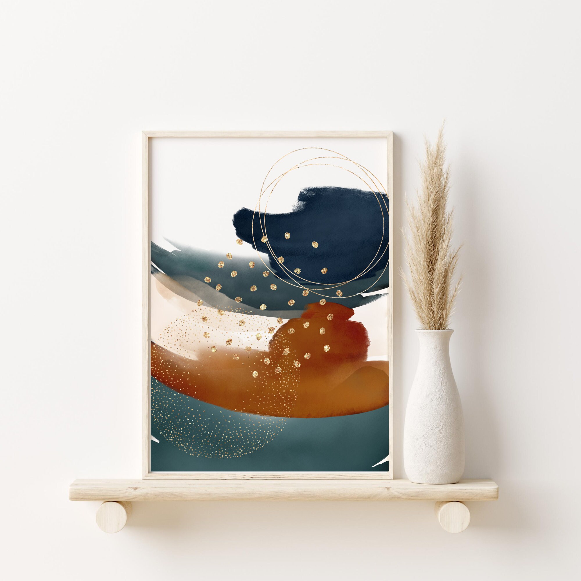 DIGITAL PRINTABLE Desert SET of 2 Watercolor Abstract - Etsy