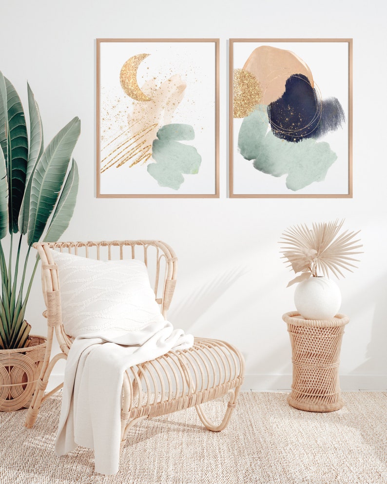 MAILED PRINT 2 Styles Promise Land Watercolor Art Print - Etsy