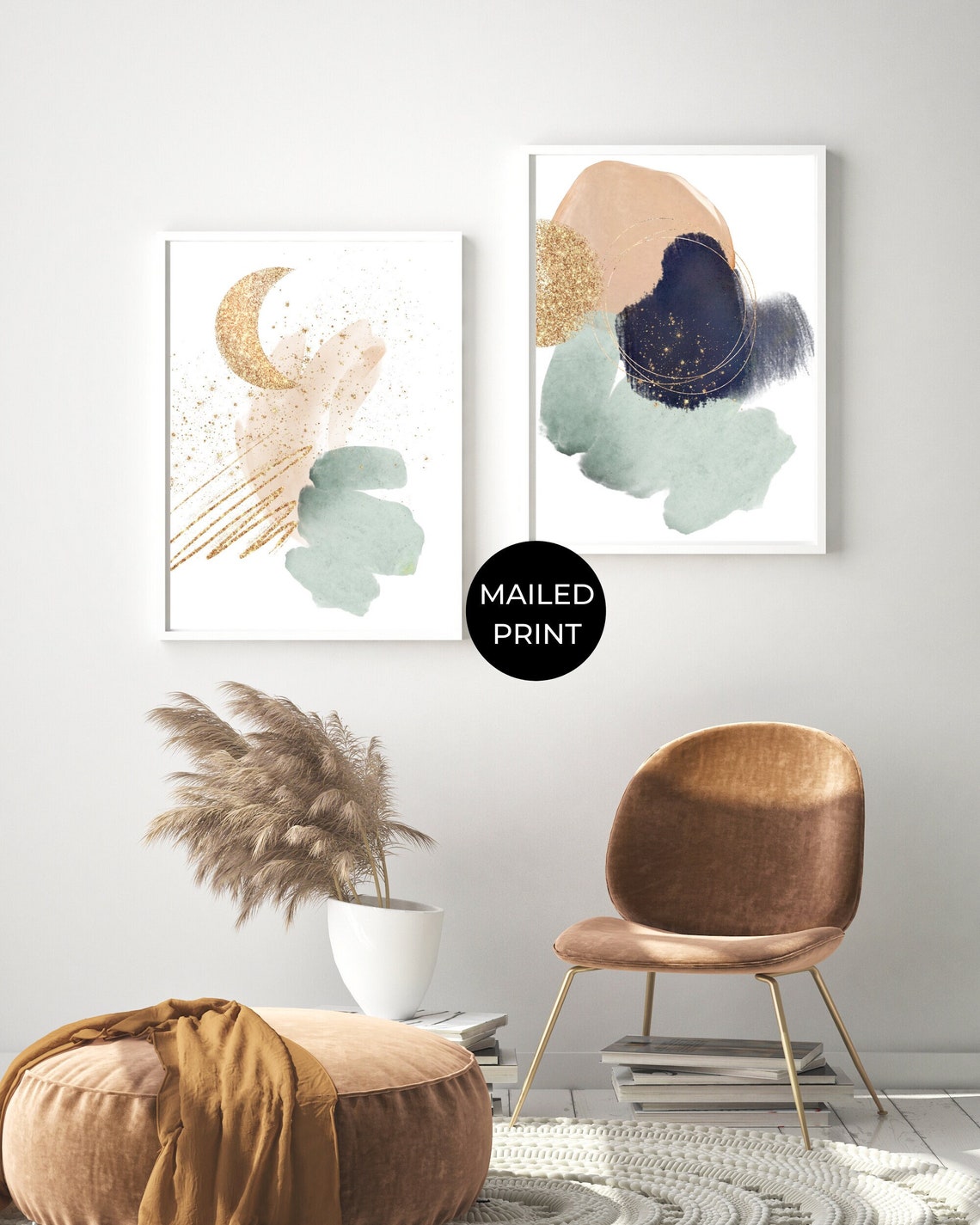 MAILED PRINT 2 Styles Promise Land Watercolor Art Print - Etsy