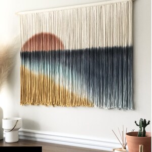 Coastal Macrame Wall Hanging Macrame Art Beach Macrame Extra Large ...