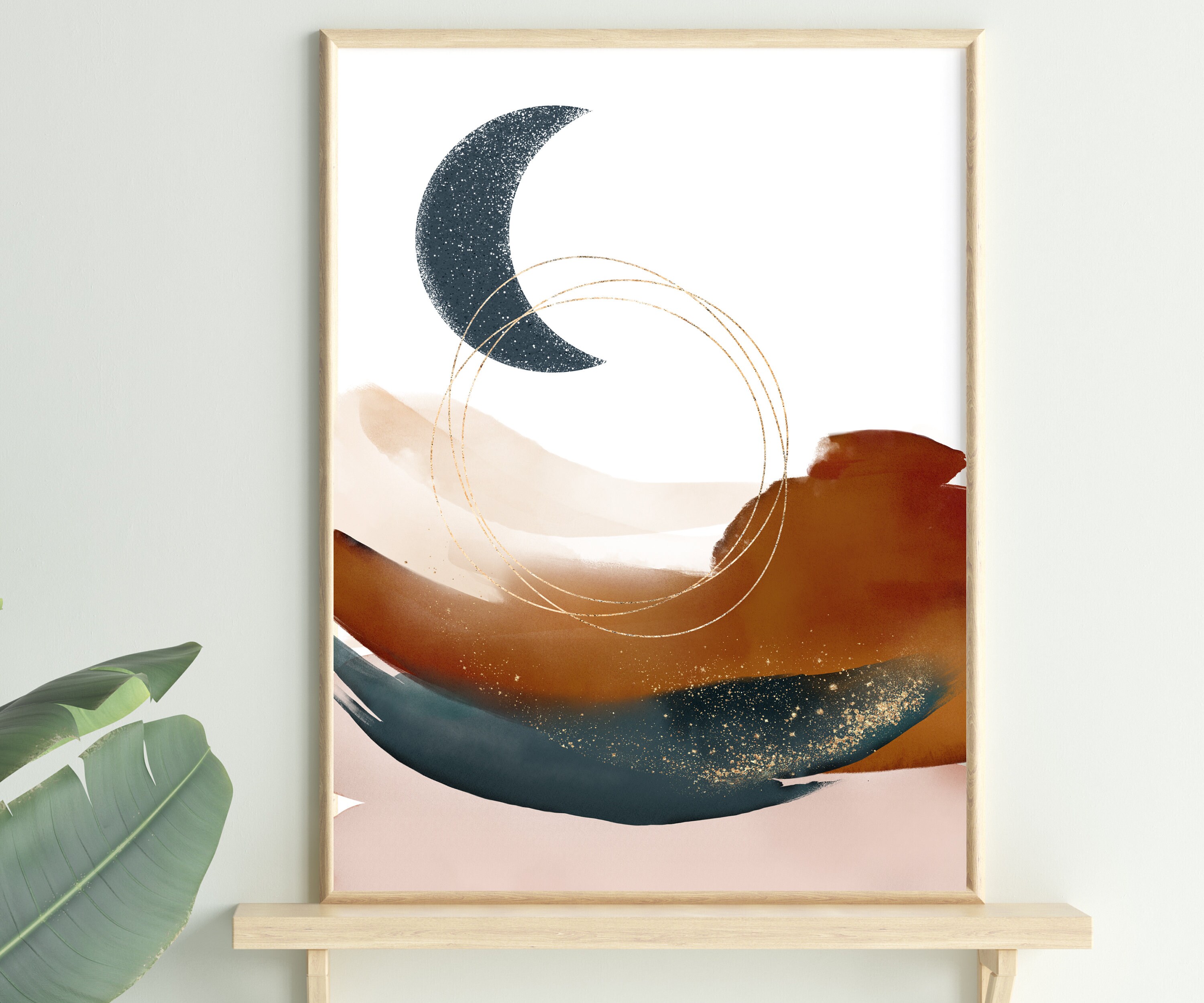 DIGITAL PRINTABLE Desert SET of 2 Watercolor Abstract - Etsy
