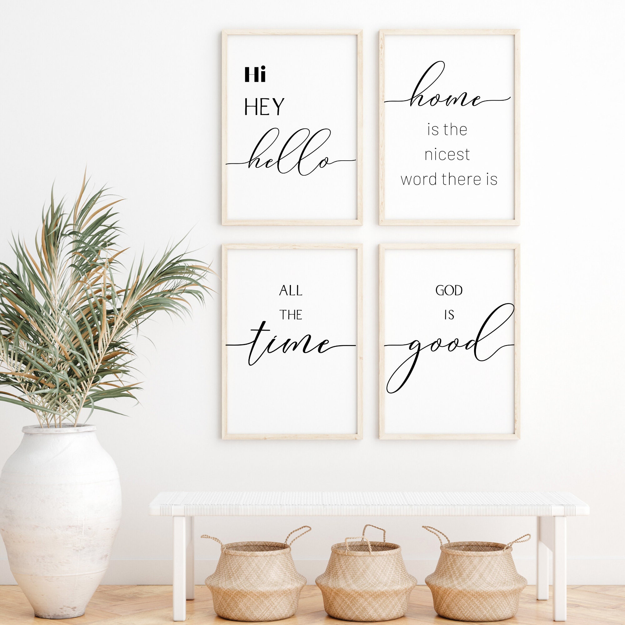 DIGITAL PRINTABLE Home is The Nicest Word There Is | Etsy
