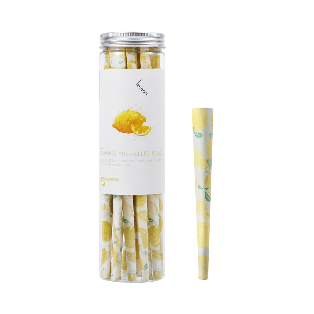 Lemon Paper Cones 50 Count | Rolling Paper | Pre Rolled Cones - Etsy