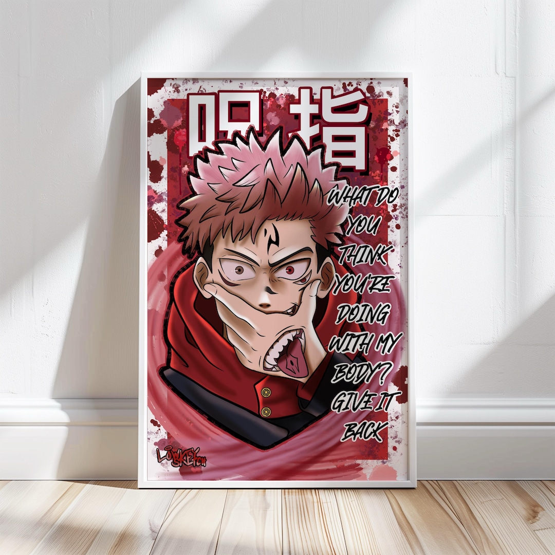 Anime Poster, Anime Gift, Anime Wall Art, Anime Room Decor, Home Decor ...