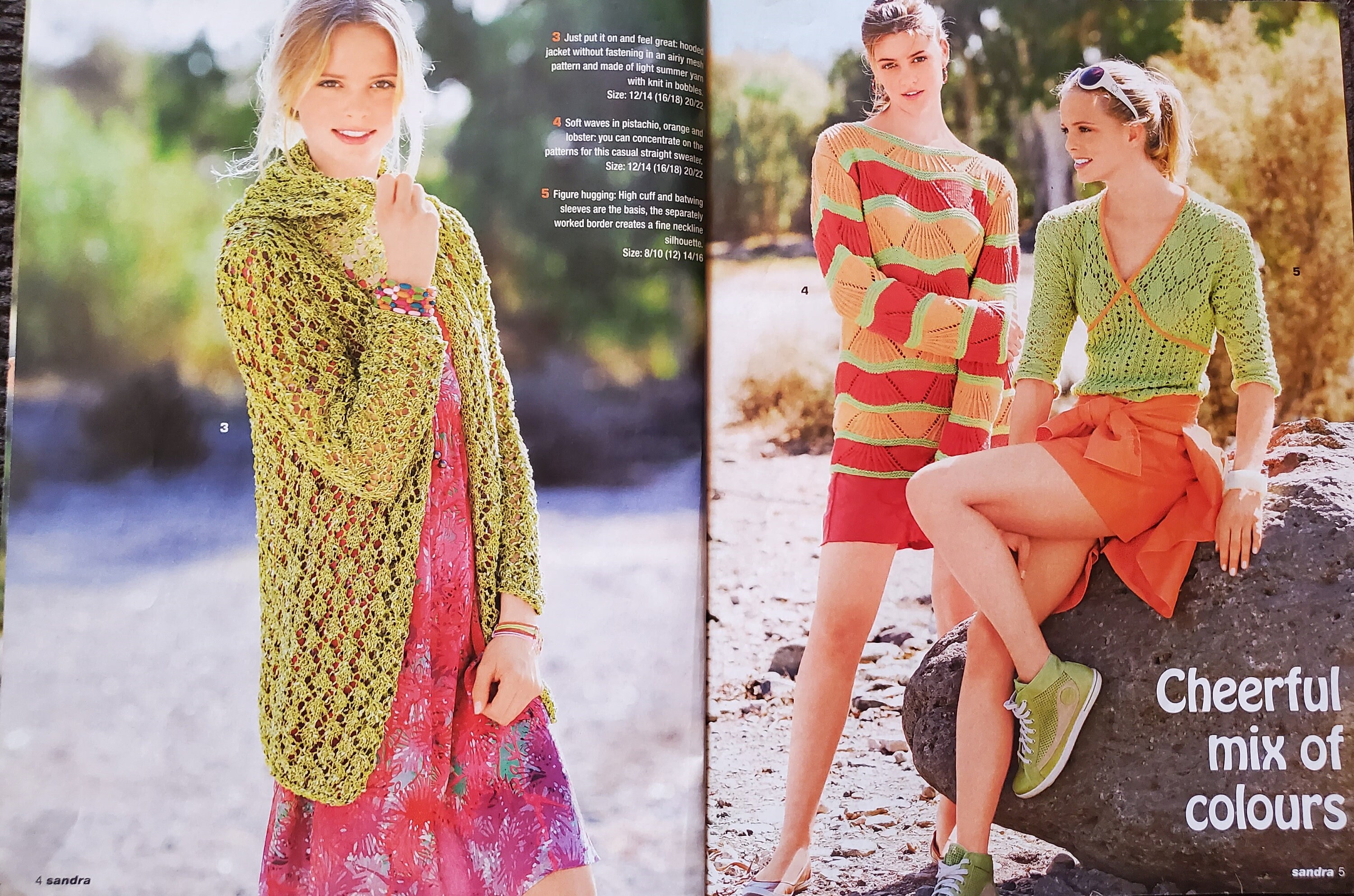 Sandra the Knitting Magazine April 2010 - Etsy
