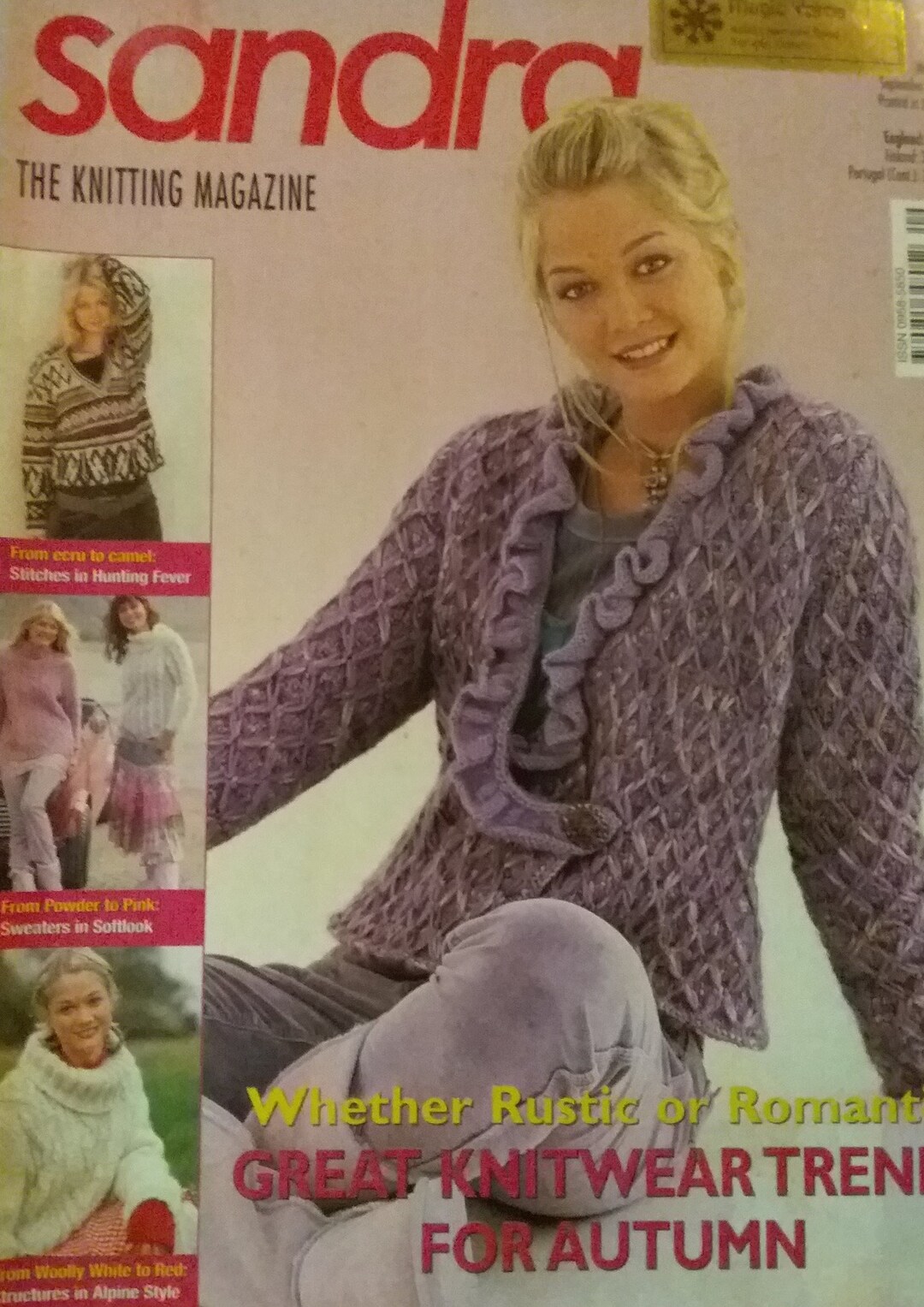 Sandra the Knitting Magazine September 2005 - Etsy