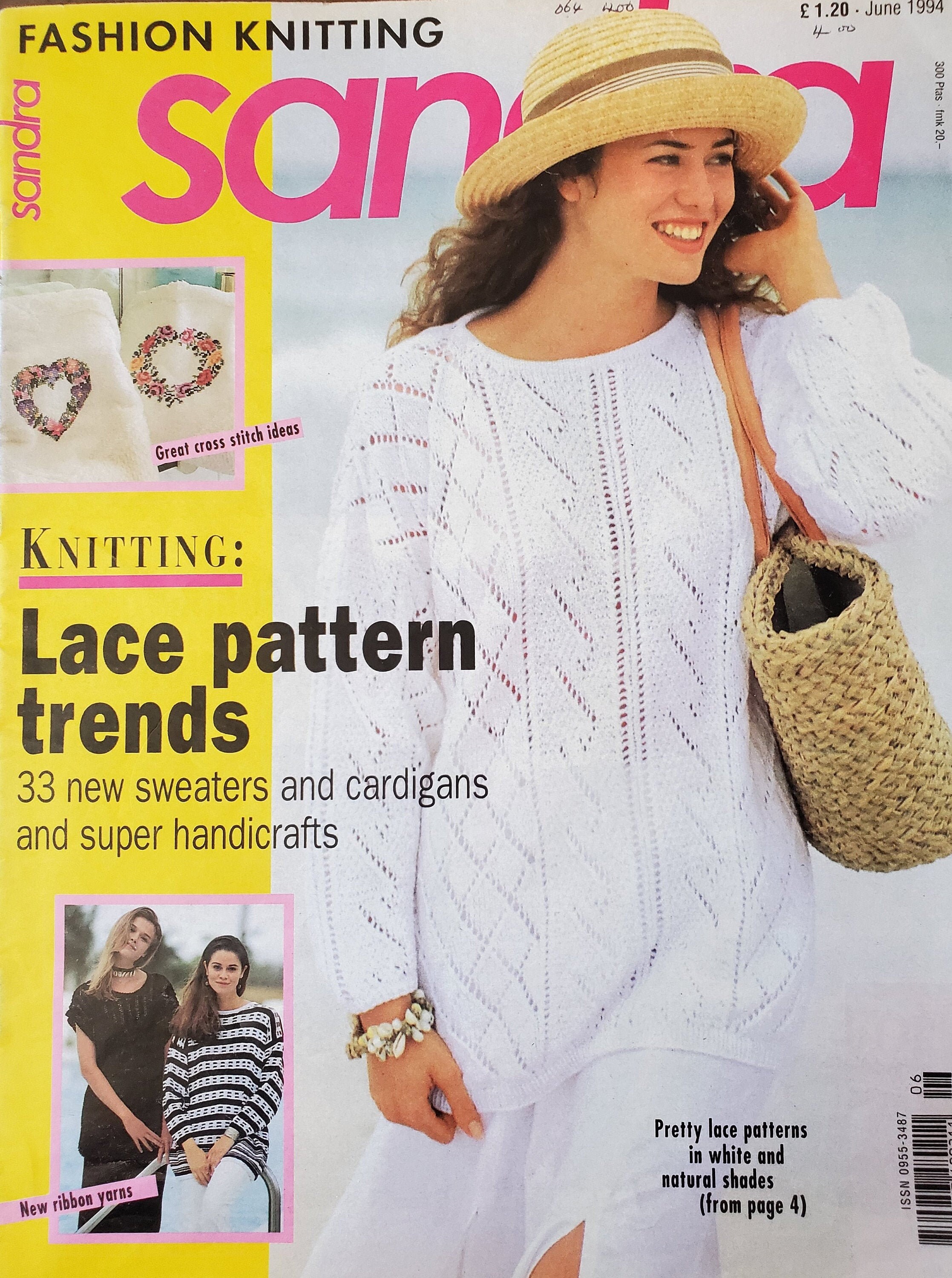 Sandra the Knitting Magazine June 1994 | Etsy