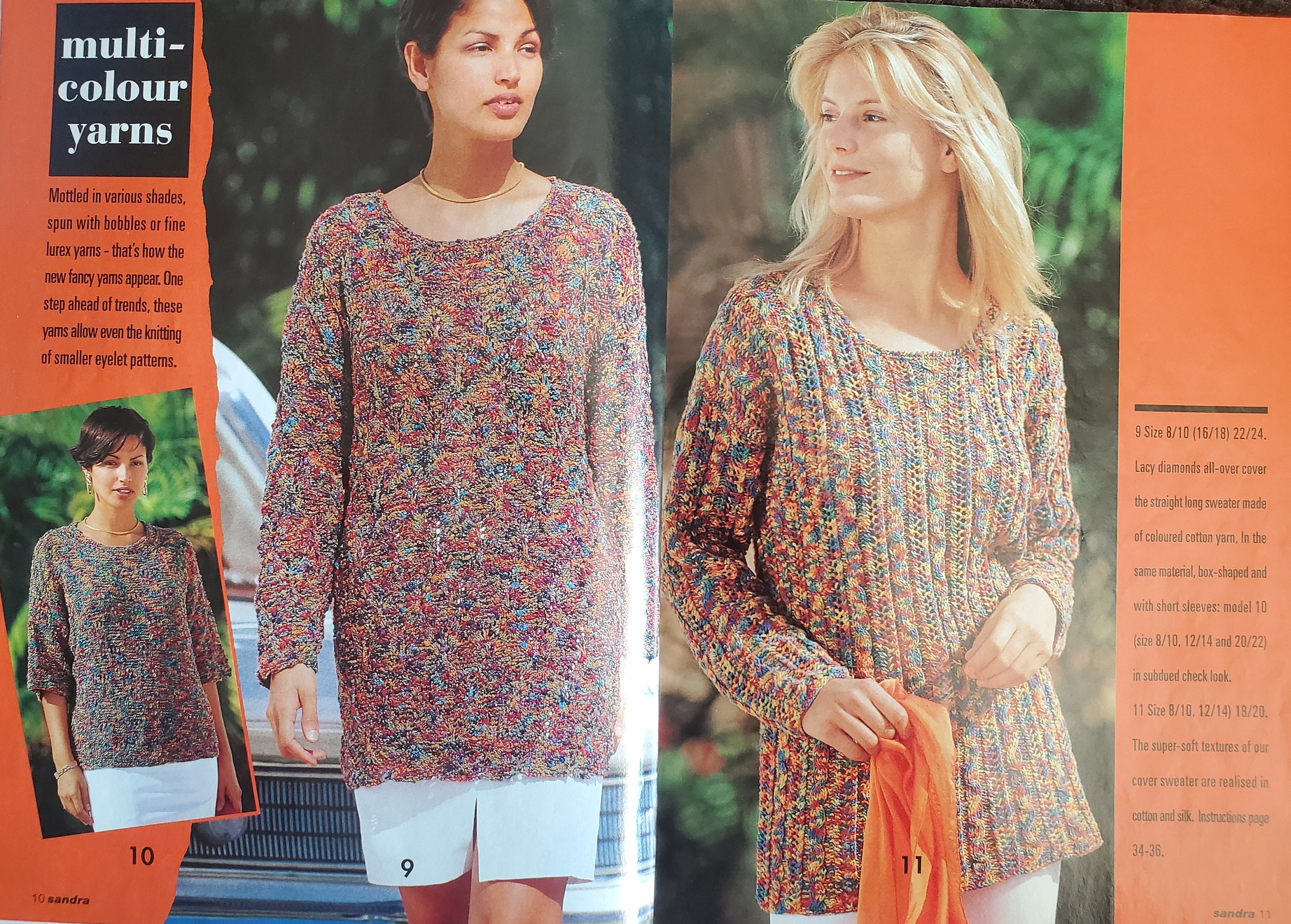 Sandra the Knitting Magazine April 1998 - Etsy