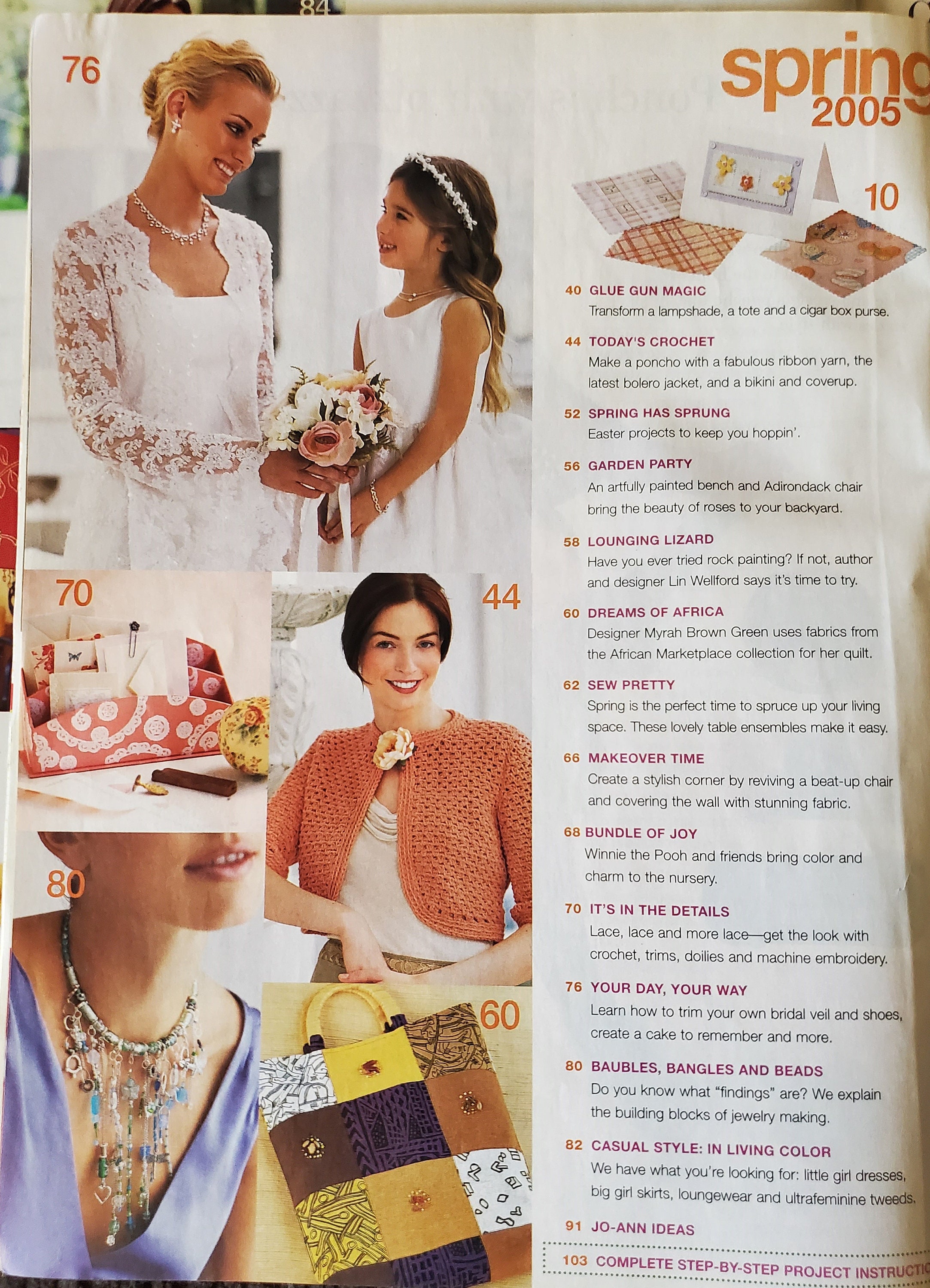 JoAnn Magazines Printemps & Automne 2005 Bundle - Etsy France