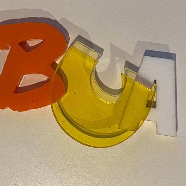 Acrylic Letters - Etsy