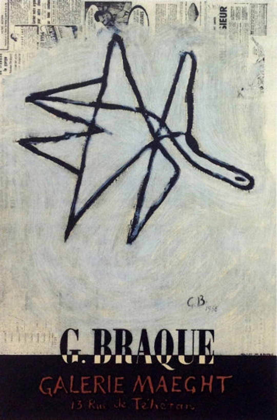 Braque Lithograph 8, Maeght Gallery Art in Posters - Etsy
