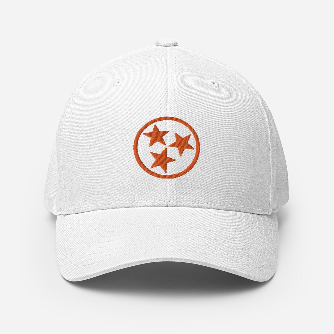Tennessee Vols Hat - Orange Tristar Hat - Tri-star Embroidered Flexfit ...