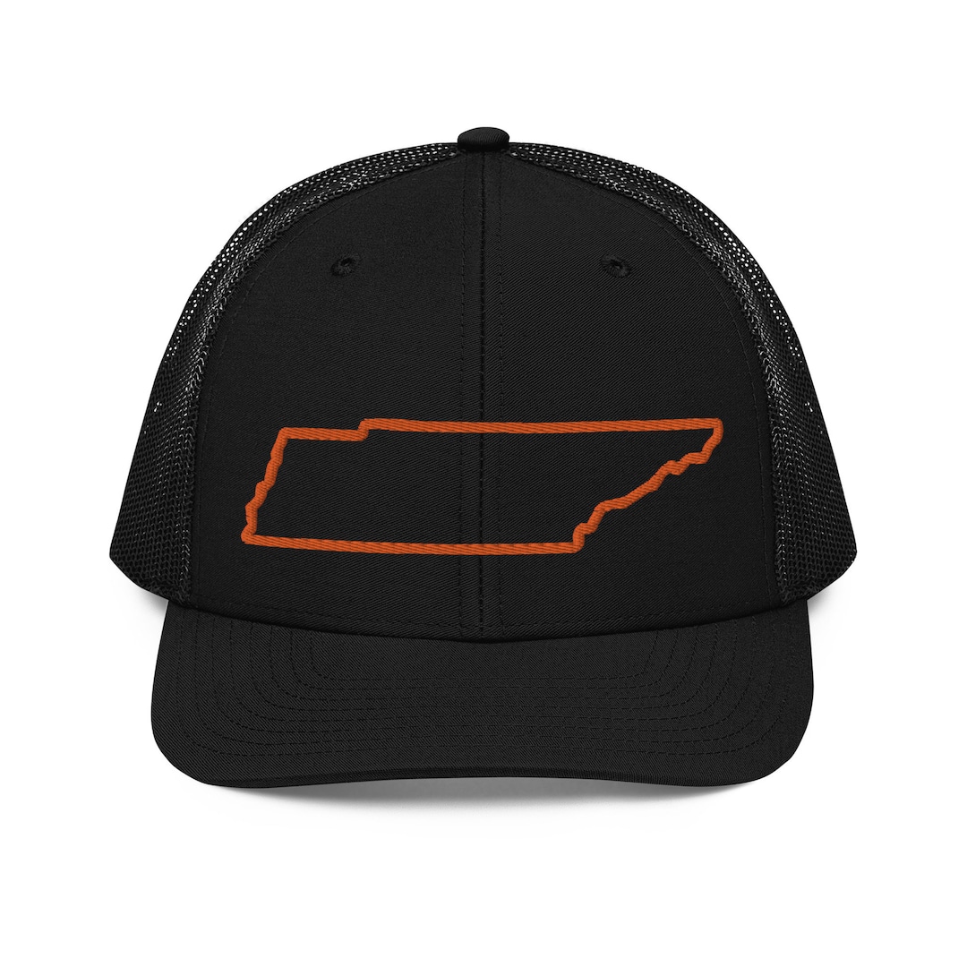 Tennessee Outline Hat - Tennessee Vols Embroidered Cap - Tennessee ...