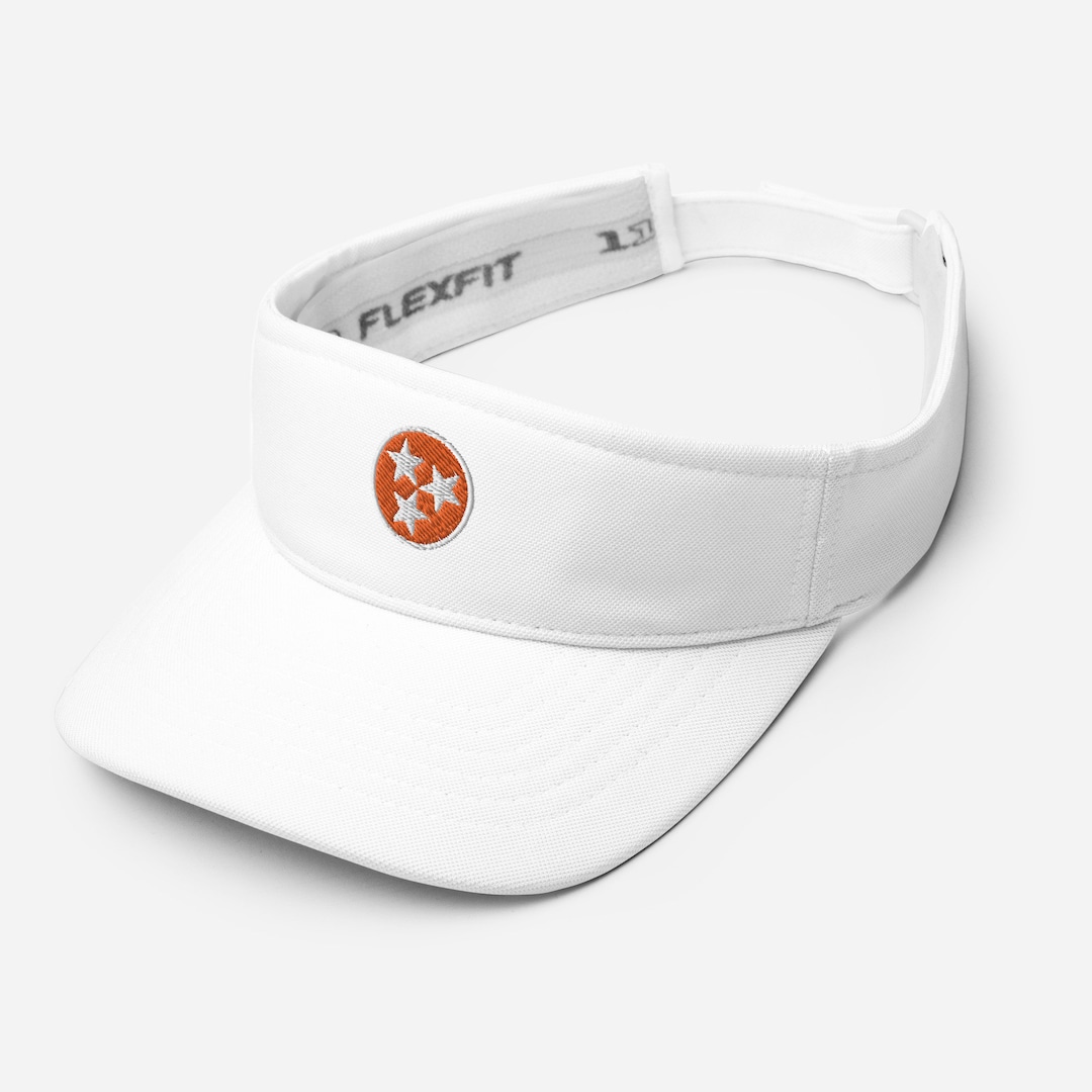 Tennessee Tri-star Visor - Tennessee Vols Orange Embroidered Tristar ...