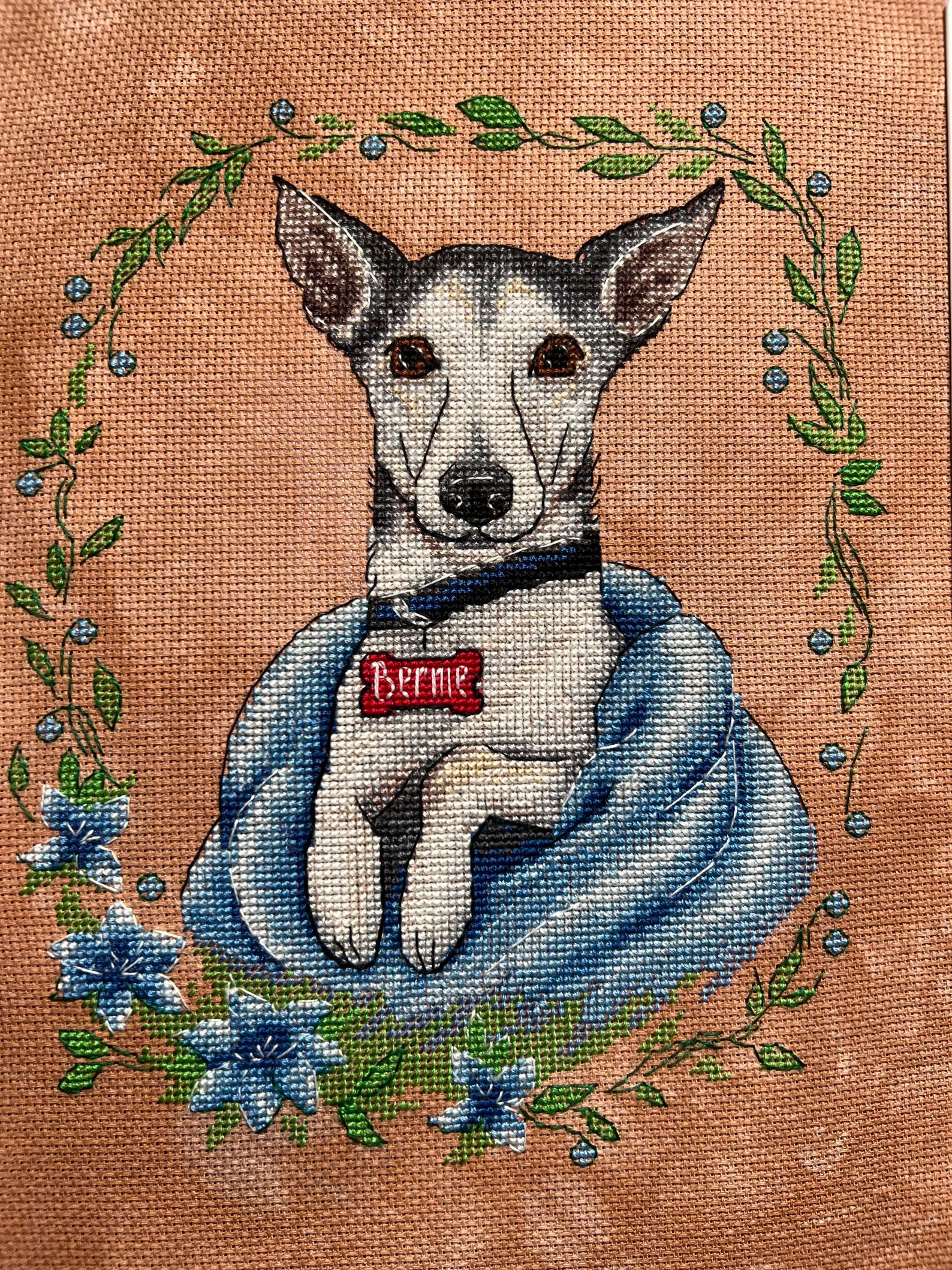 Personalized Dog Cross Stitch PDF Pattern, Custom Pet Portrait ...