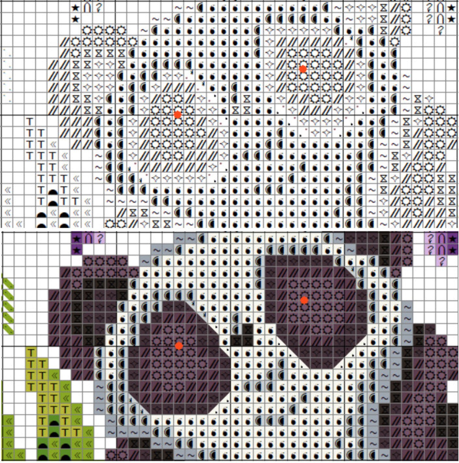 Panda Cross Stitch Pattern PDF. Bear Cross Stitch Pattern. - Etsy