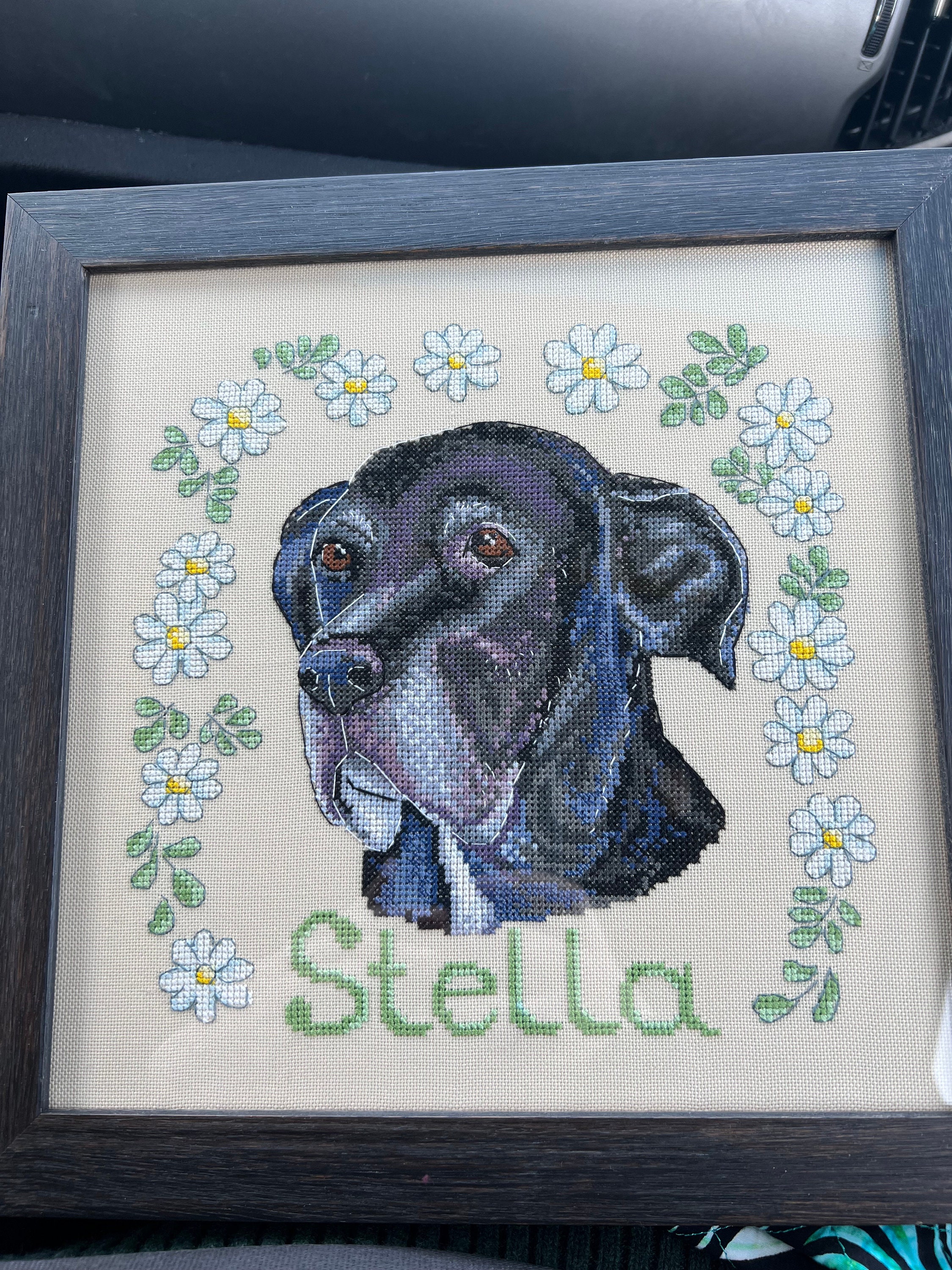 Custom Dog Cross Stitch Pattern, Personalized Dog Embroidery PDF, Pet ...