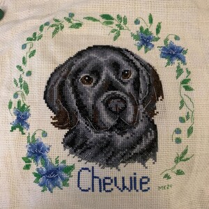 Dog Portrait Cross Stitch Pattern, Custom Pet Embroidery Design, PDF X ...