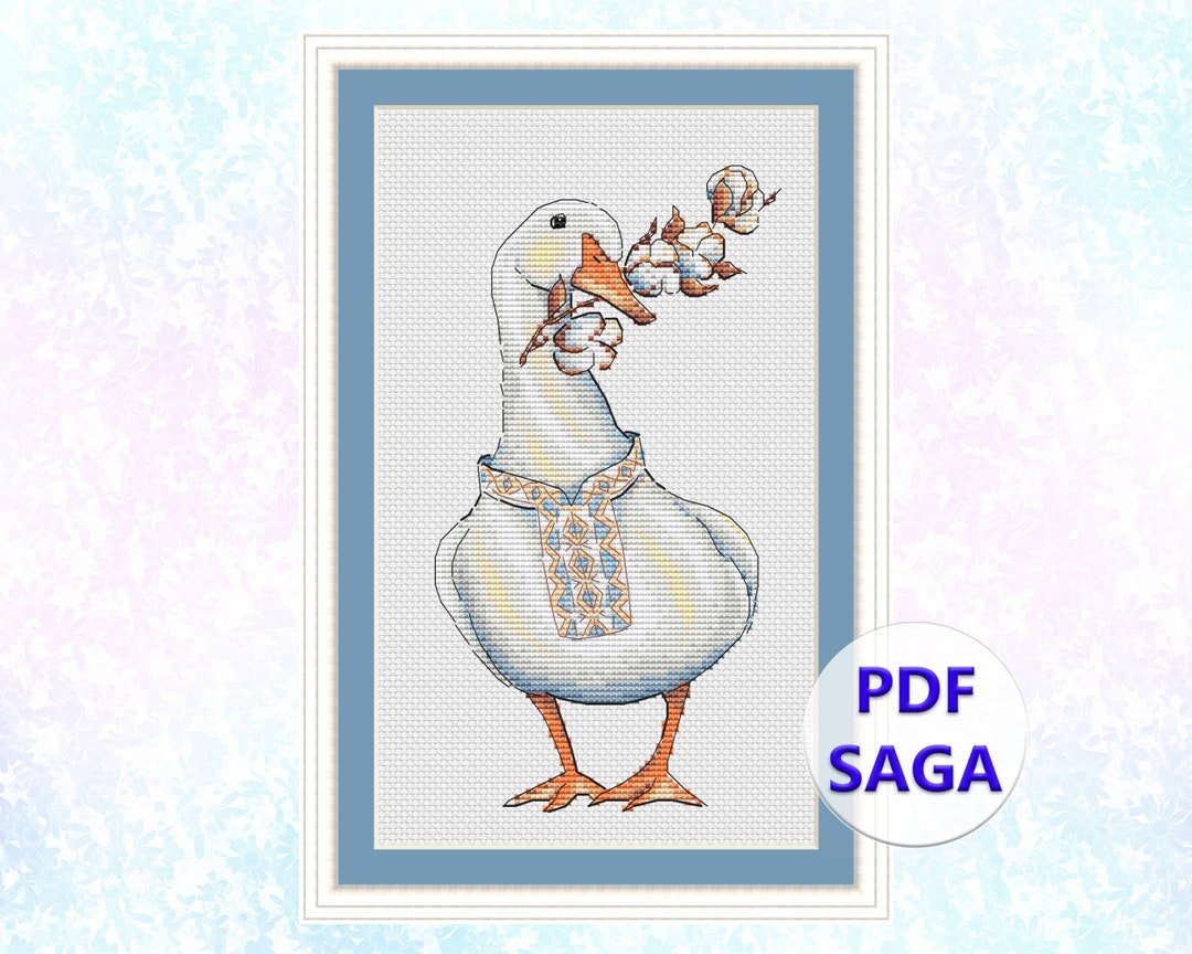 Goose Cross Stitch Pattern Instant Download PDF - Etsy