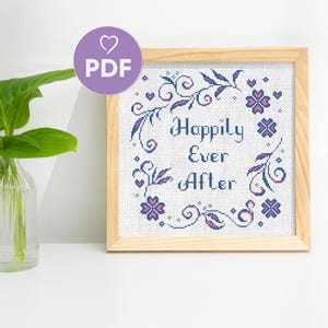 Personalized Wedding Cross Stitch Pattern, Wedding Keepsake Embroidery ...