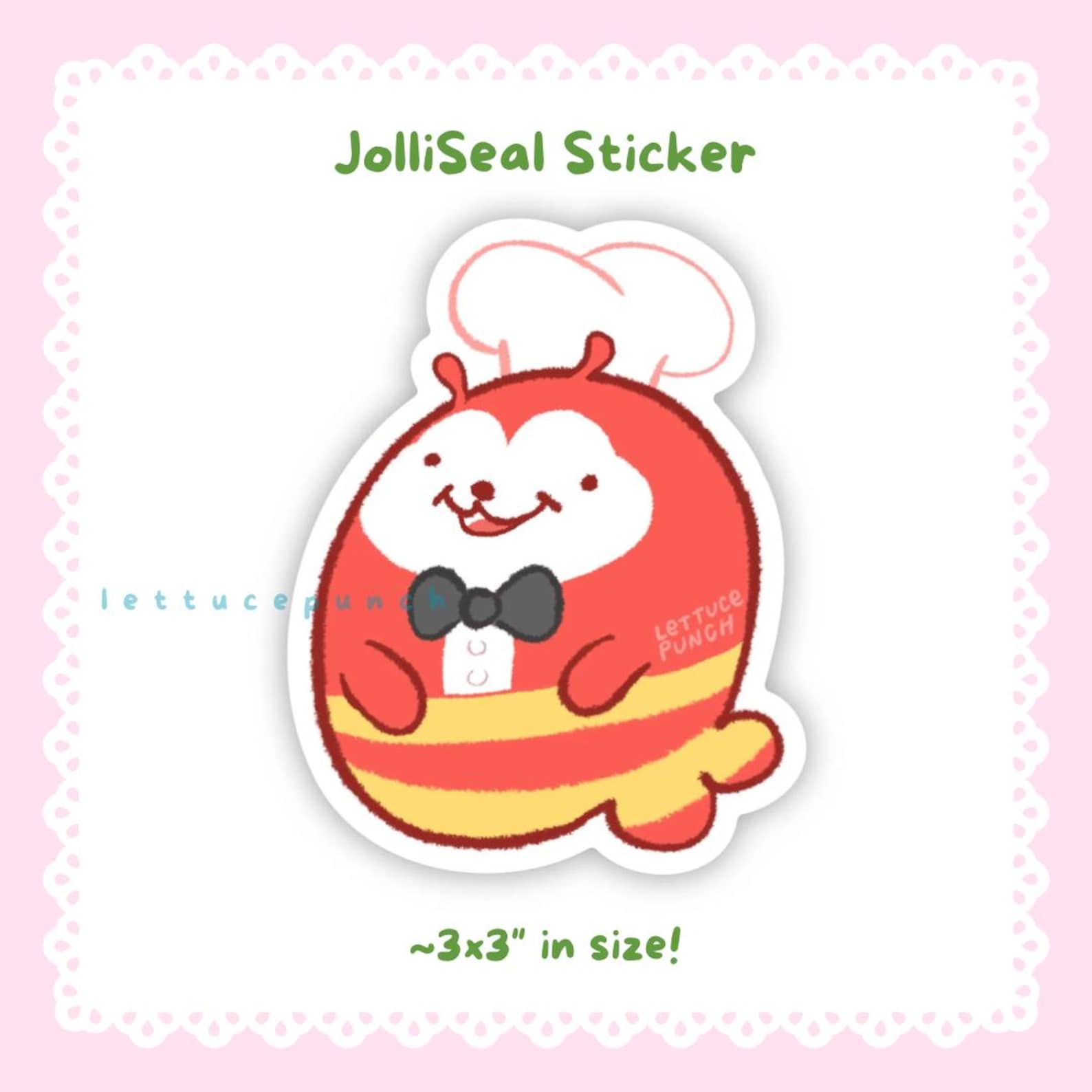 Jollibee Seal Fanart Sticker Pinoy Filipino Matte Vinyl Water Resistant ...