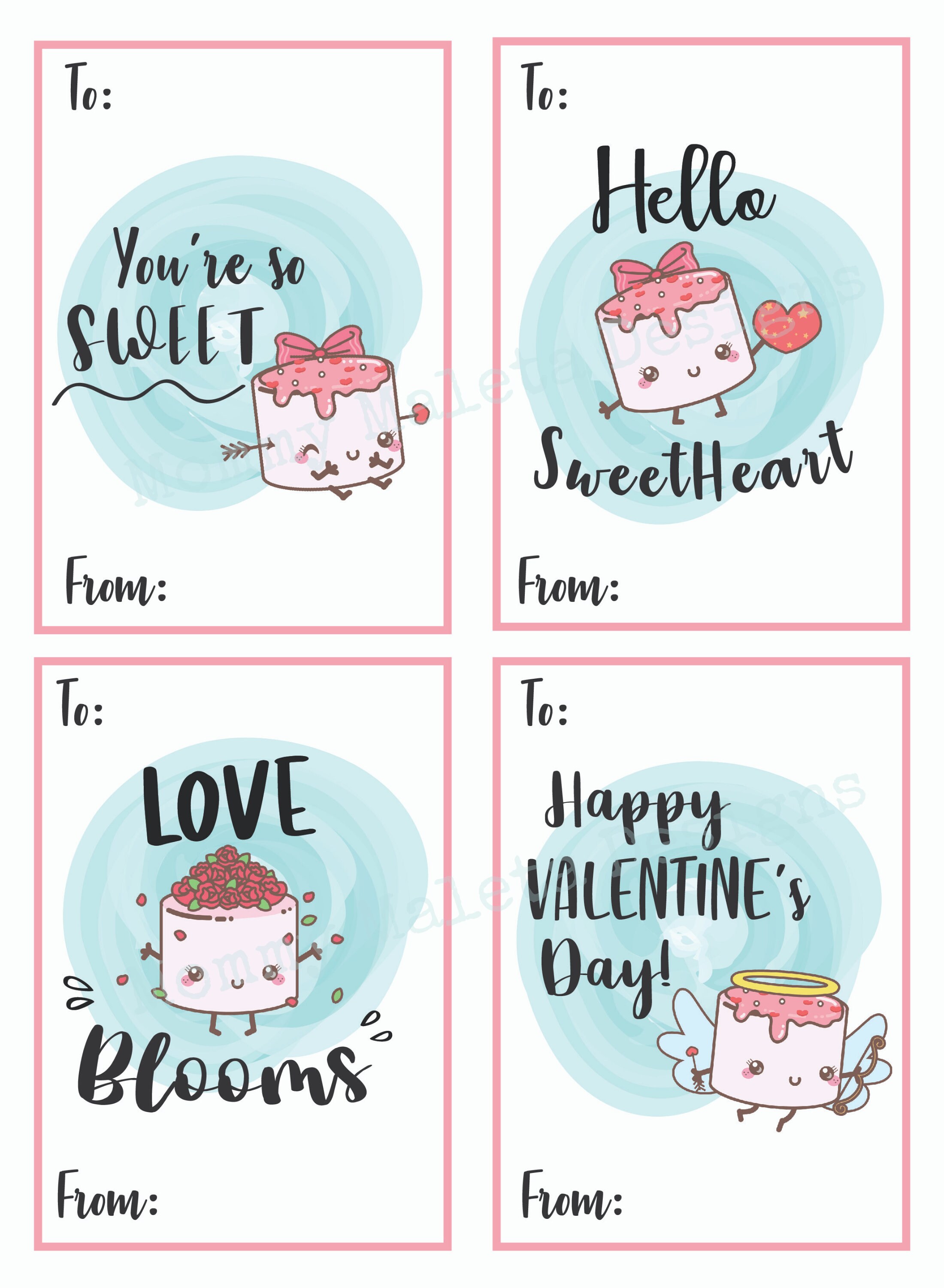 Bilingual Valentine Bundle, Spanish Valentines, Spanish Valentine Card ...
