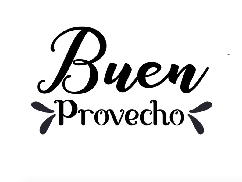 Buen Provecho Spanish Printable, Spanish Decor, Spanish Printables for ...