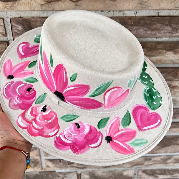 Hand Painted Hats - Etsy