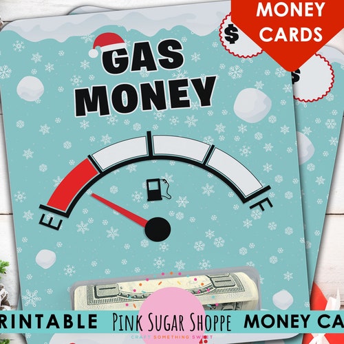 Santa Money Holder Card Stocking Stuffer Christmas Money - Etsy