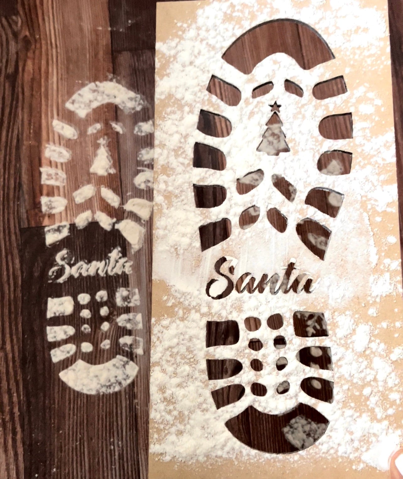 PSS SANTA Footprints Boot Print STENCIL Elf Prints elf - Etsy