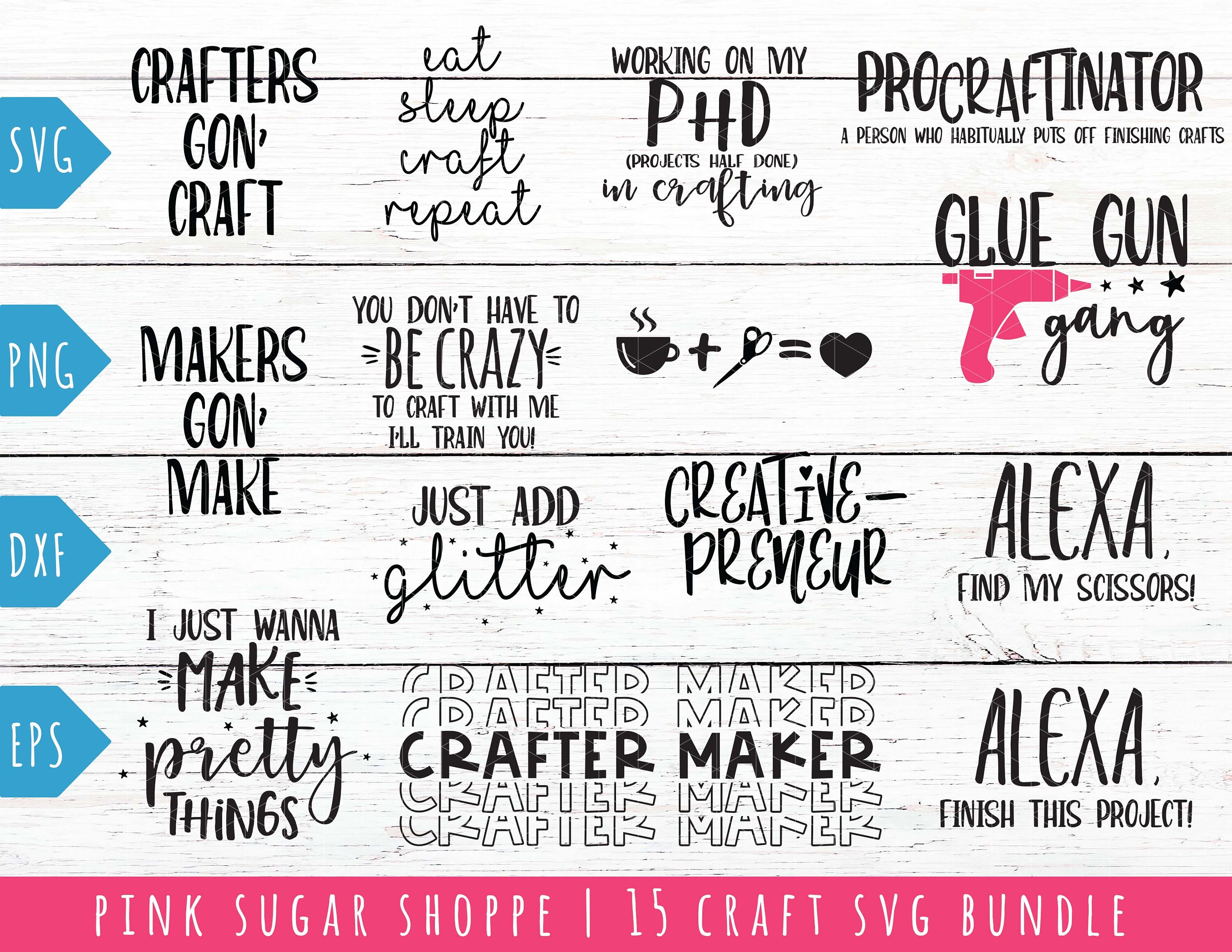 Craft SVG Bundle Craft SVG Cutting File Cricut - Etsy
