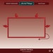 4x Red Devil Webcam Frames - Webcam Overlay/horns/tail/bat Wings/witch ...