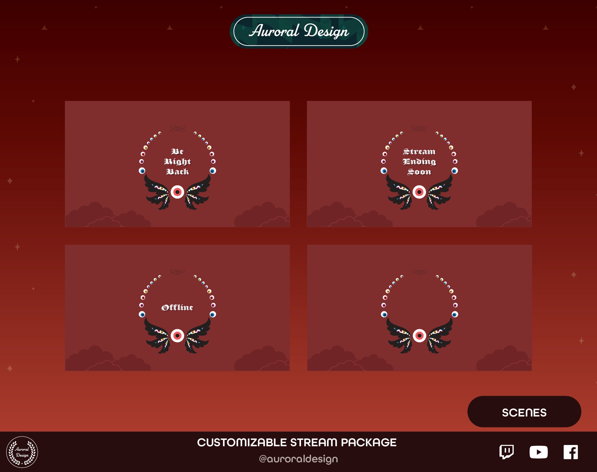 Fallen Angel Overlay Package - Accurate/angel/cute/creepy/spooky ...