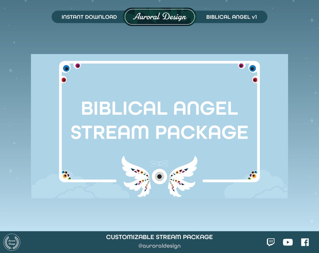 ANIMATED Biblical Angel Overlay Package - Accurate/angel/cute/creepy ...