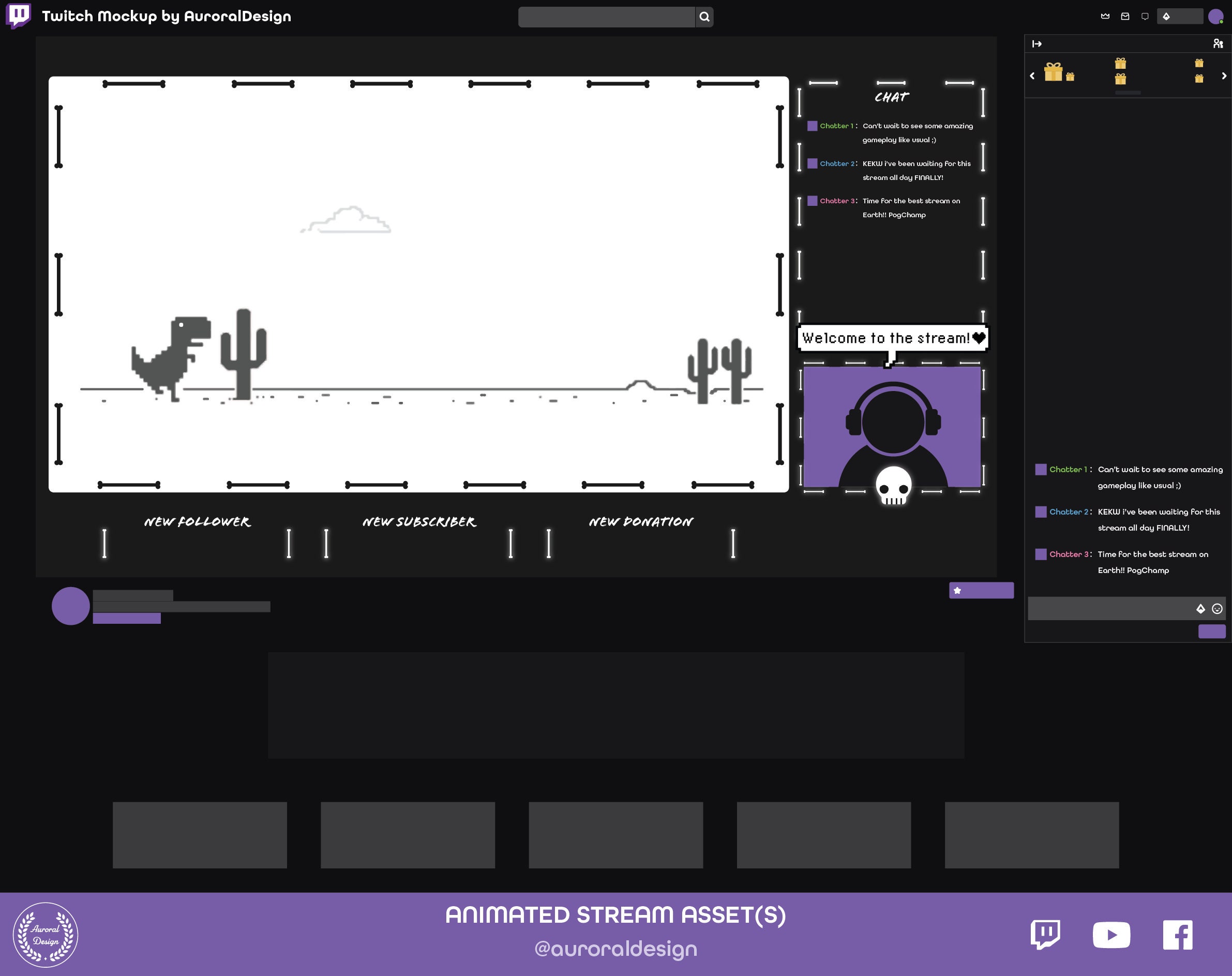 ANIMATED Pixel Chatbubble in Pink - Pixel Art/twitch/gamer/subscribe ...